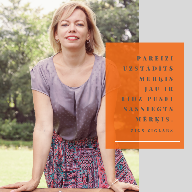 Pareizi uzstādīts mērķis jau ir līdz pusei sasniegts mērķis - BCC